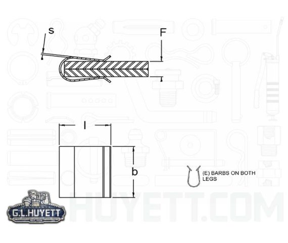 U-Clips Panel Thk 0.170-0.205 P.O