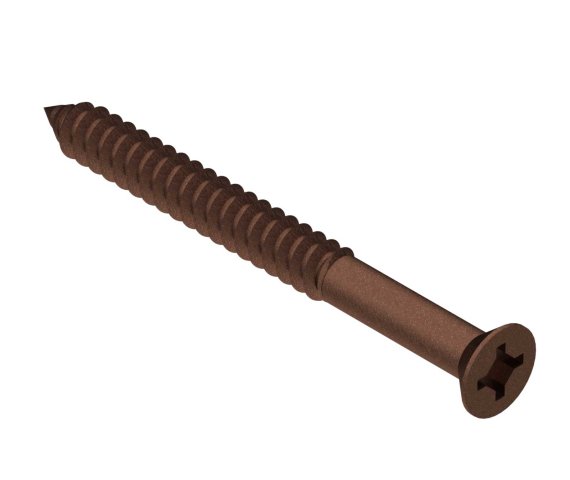 Flat Head Deck Screws #9-8 x 3 in Steel ZY