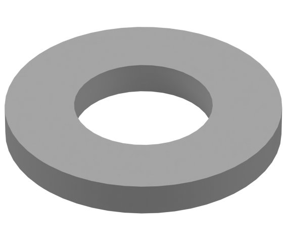 Flat Washers #4 x 7/32 in 18-8 SS