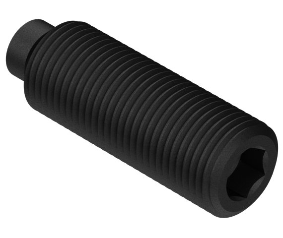 Headless Set Screws #8-32 x 5/8 in Steel BO