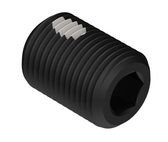 Headless Set Screws 5/8-11 x 1/2 in Steel BO