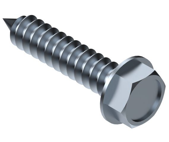 Hex Head Sheet Metal Screws 5/16 x 1-1/2 in SteelZC