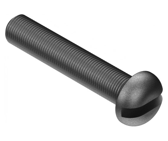 Round Head Machine Screws #12-24 x 1 in 18-8 SS
