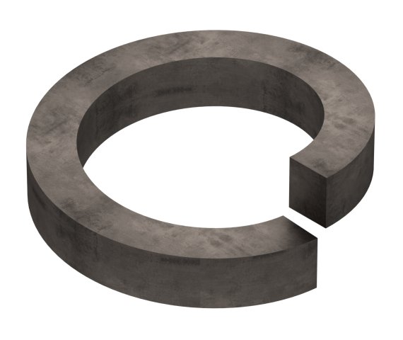 Split Lock Washers 5/16 x .457 in Steel