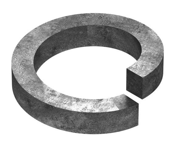 Split Lock Washers 1-1/8 x 1.847 in Hard Steel