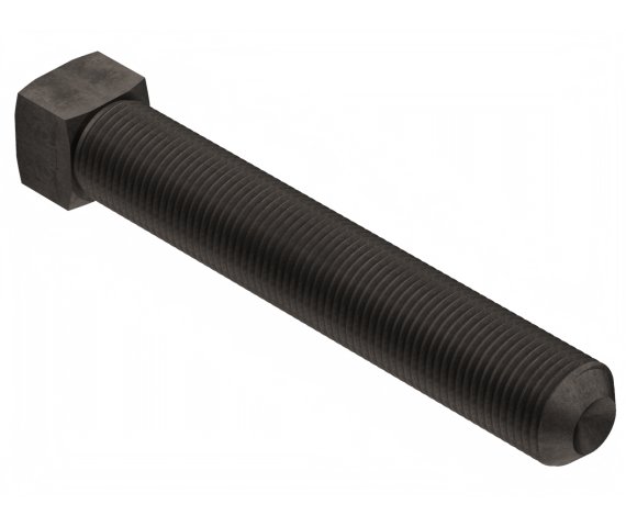 Square Head Set Screws 3/8-16 x 4 in Hard Steel