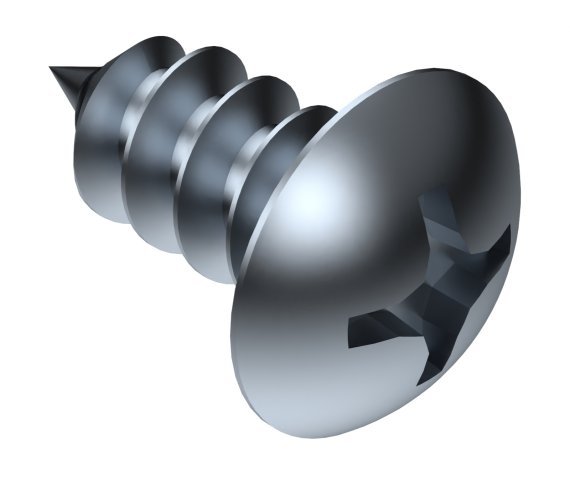 Truss Head Sheet Metal Screws #10 x 2 in SteelZC
