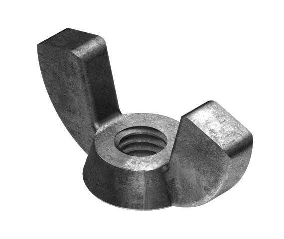 Wing Nuts 1/2-13 x 15/16 in Steel ZC3
