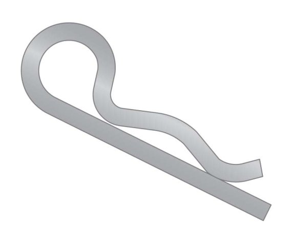 Bridge Hitch Hair Pin Clip .072 x 1-3/16 Stainless Steel