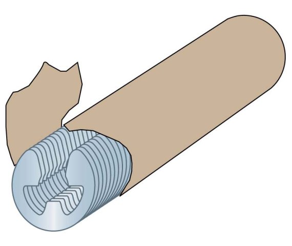 E-Clip External Retaining Ring Clip M3.2 CS ZC 600 Pc Stk