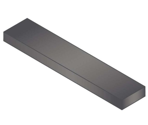 Ground Flat Stock 1 x 8 x 36 O1 Tool Steel