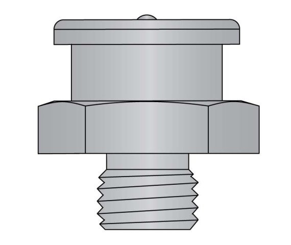 Grease Fitting Button Head M10x1 Stainless Steel PV