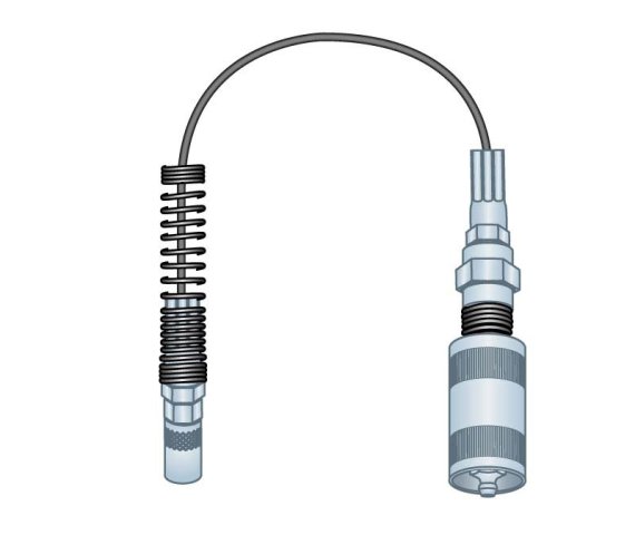 QC Hydraulic Coupler Angled Extension
