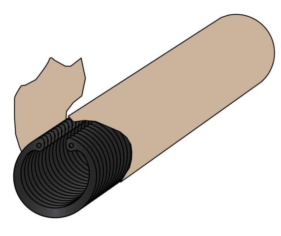 Housing Retaining Ring Internal 2-3/4 Spring Steel PH STK