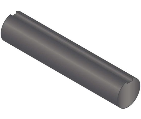 Full Keyed Shaft 1-3/4 in x 3 Ft MCS