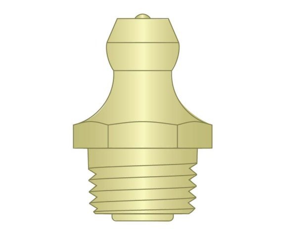 Lincoln Grease Fitting Zerk M10 x 1 Taper Thread Steel ZC