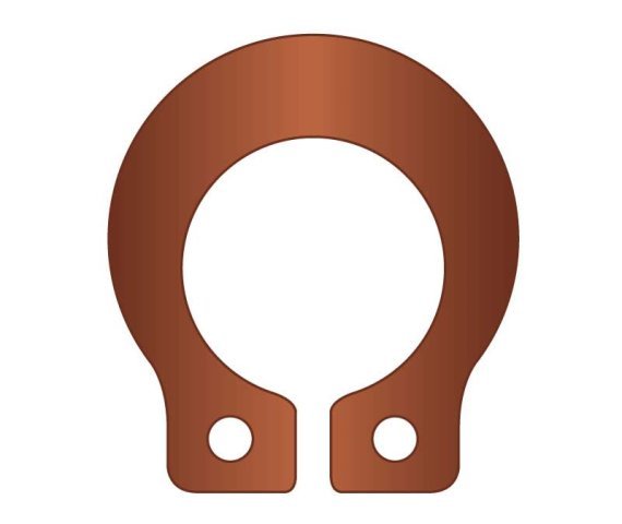 Radial Grip Ring 1/8 Beryllium Copper Plain