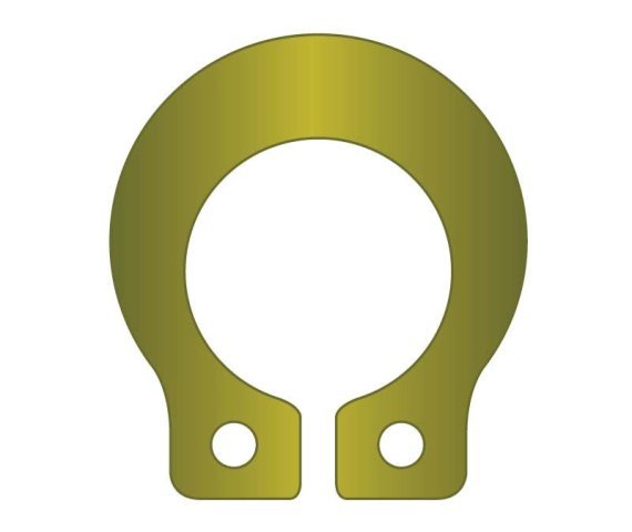 Radial Grip Ring 7/16 Carbon Spring Steel Cadmium