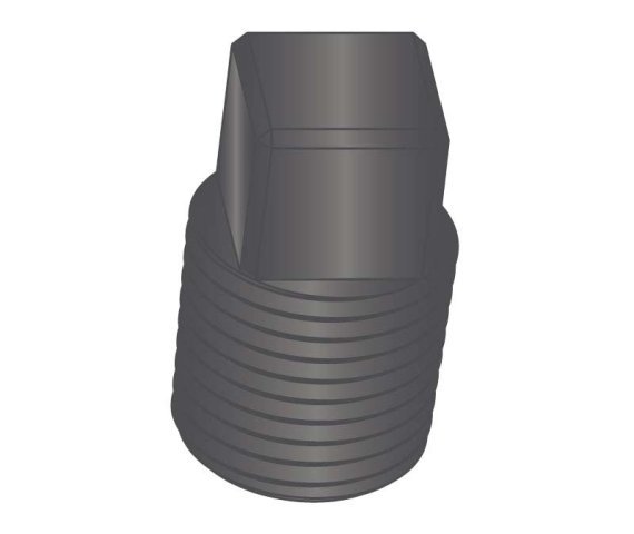 Drain Plug 1/4 Square Head SAE J531 Steel