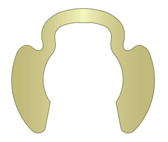 Poodle External Retaining Ring Clip 5/32 Spring Steel ZY