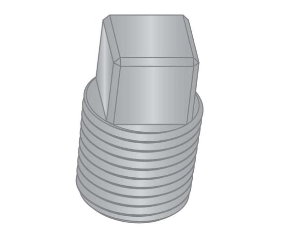 Plug, Pipe 1/4 SQ HD JIS D2101 S6 PV