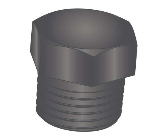 hexagon head plug