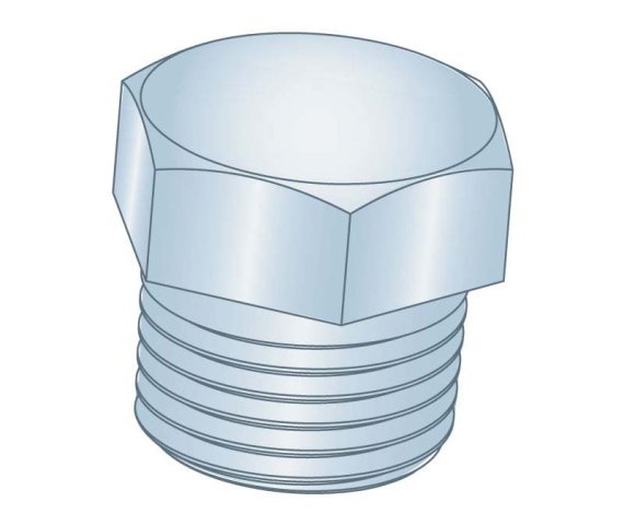 Pipe Plug 3/4 Hex Head SAE J531 Steel ZC Triv