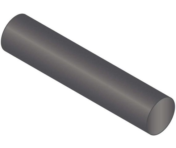 MAK-A-PIN Round Key Stock 3/8 x 3 Ft Carbon Steel Undersize