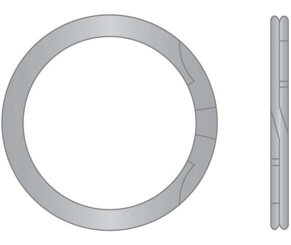 Spiral Retaining Ring Internal MD 2.44 Stainless Steel