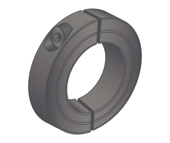 Double Split Collar 60 mm x 40 mm x 15 mm Steel Plain