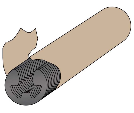 E-Clip Sp External Retaining Ring Clip 7/32 CS PH 250 Pc Stk