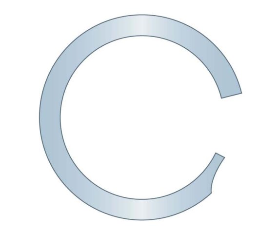 Spiral Retaining Ring Internal LD 1 Steel Z3