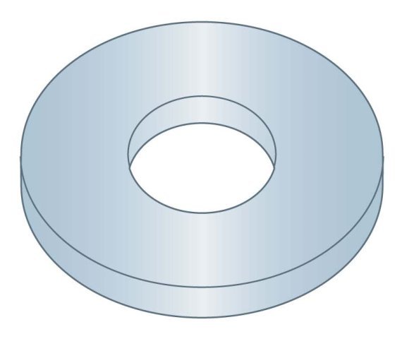 Machine Bushing Wide Rim 2 x 1 x 14g ZC 25pk