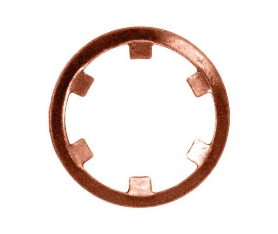 Push-On External Retaining Ring 5/16 Copper