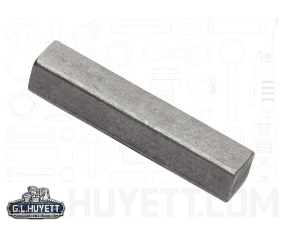 Machine Key 5/8 x 5/8 x 5-5/8 Form B Carbon Steel Undersize