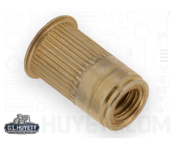 AVK Threaded Insert Knurled AK 1/4-20 x 260 ZY Triv Open End