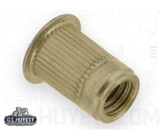 AVK Threaded Insert Knurled AL 3/8-16 x 312 ZY Triv OE