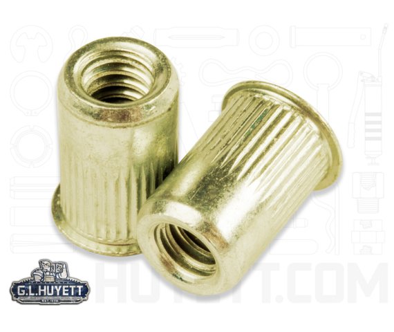 Rivet Nut Knurled CAL 3/8-16 x 150 Low Carbon Steel Y3
