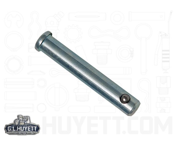 Clevis Pin Cotterless M12 x 60 Low Carbon Steel Zinc Clear