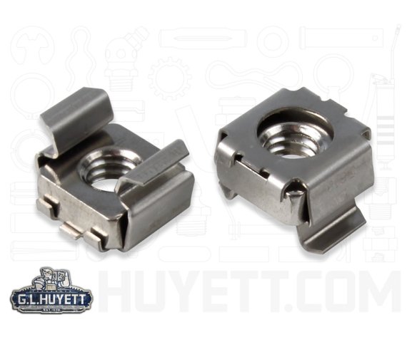 Cage Nut M6-1 SS PL