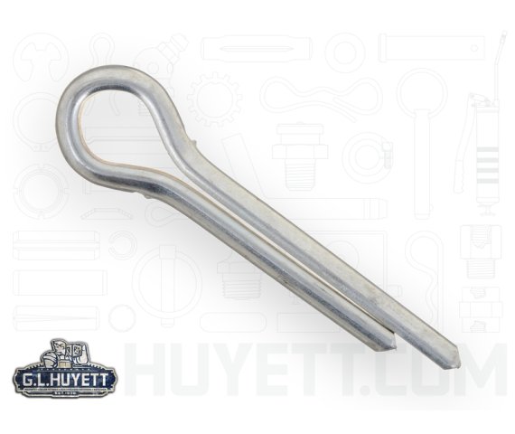 Cotter Pin 7/16 x 2 Carbon Steel Zinc Clear