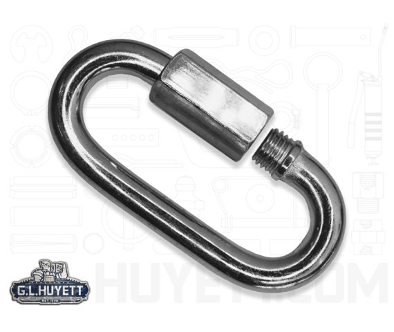 Quick Link, 3/16-5mm, Carbon Steel, Zinc Plated