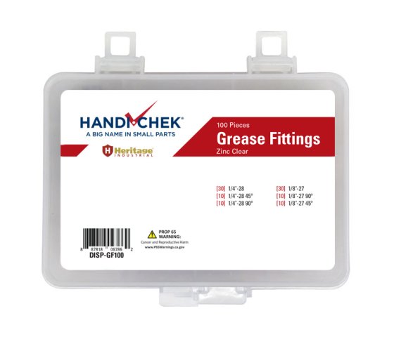 Grease Fitting Assortment 100pcs