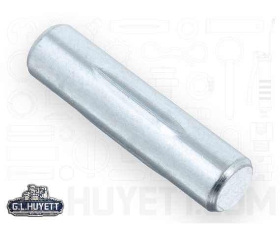 Groove Pin 1/2 x 2 Type E Low Carbon Steel Zinc Clear