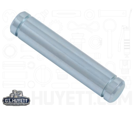 Grooved Headless Pin 1/4 x 2 Carbon Steel Zinc Clear