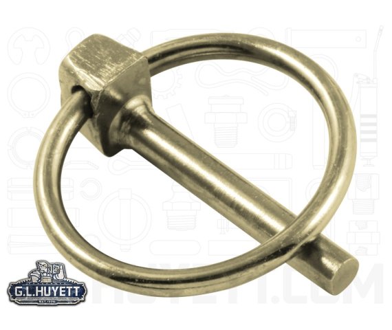 Lynch Pin 6 mm x 40 mm Carbon Steel Zinc Yellow