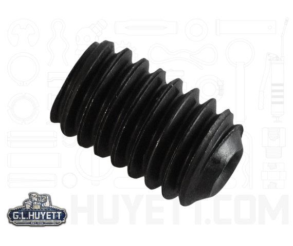 Hex Head Set Screws #8-32 x 7/8 in ASME B18.3 SteelBO