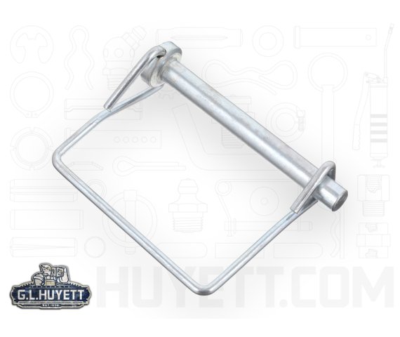 Snap Safety Pin Square One Wire 5/16 x 3-1/2 Steel ZC