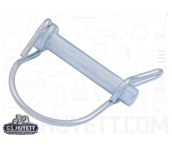 Snap Safety Pin Rd One Wire Tab Lock 5/16 x 1-3/4 Steel ZC
