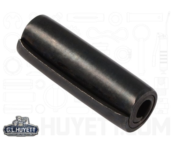 Coiled Spring Pin 1/2 x 1-1/2 HD Carbon Steel Oiled